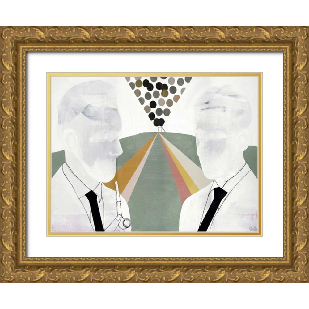 Olesen, Nicolai Kubel 14x12 Gold Ornate Wood Framed with Double Matting ...