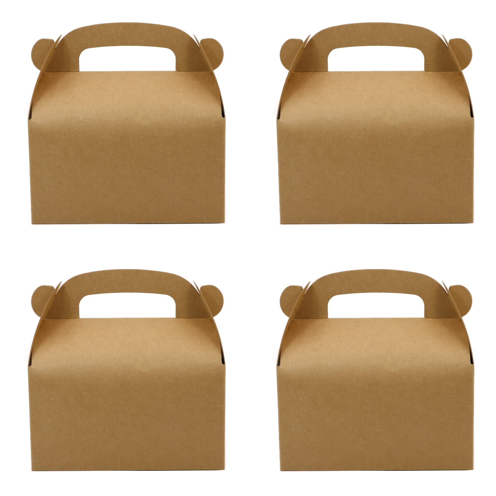 Oletx 24-Pack Brown Party Favor Treat Boxes, Goodie Boxes, Gable Paper ...