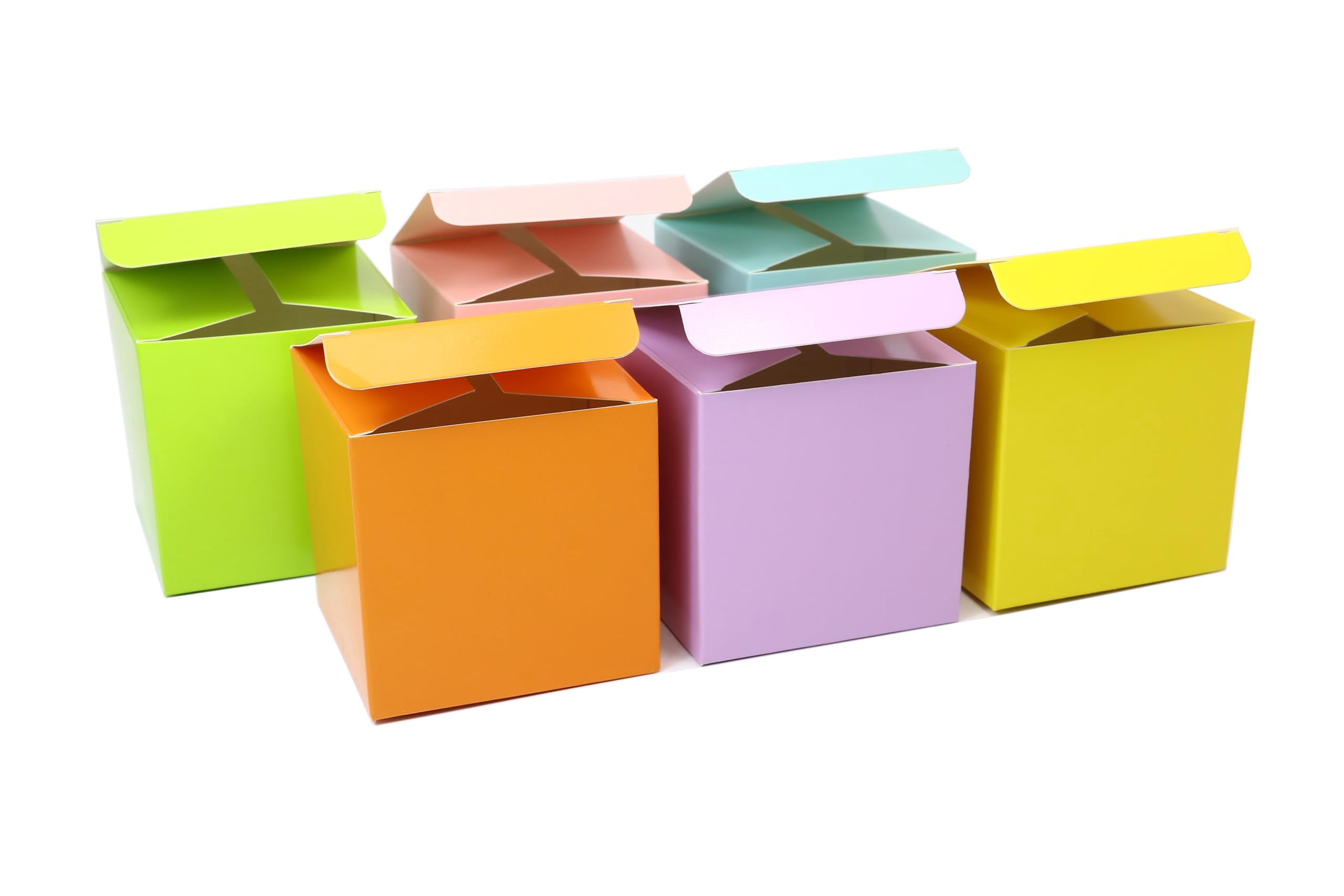 Oletx 24 Pcs Colorful DEF29 Paper Gift Boxes, Small Candy Boxes Bulk ...