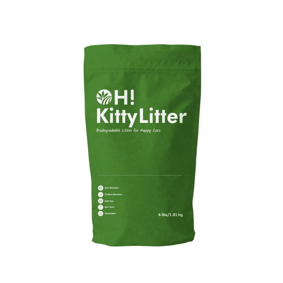 Oley Health & Wellness Organic Bagged Kitty Litter, Lightweight ...