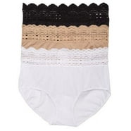 Olga Womens Secret Hug Scoop Full Brief 3-Pack Style-873J3 - Walmart.com