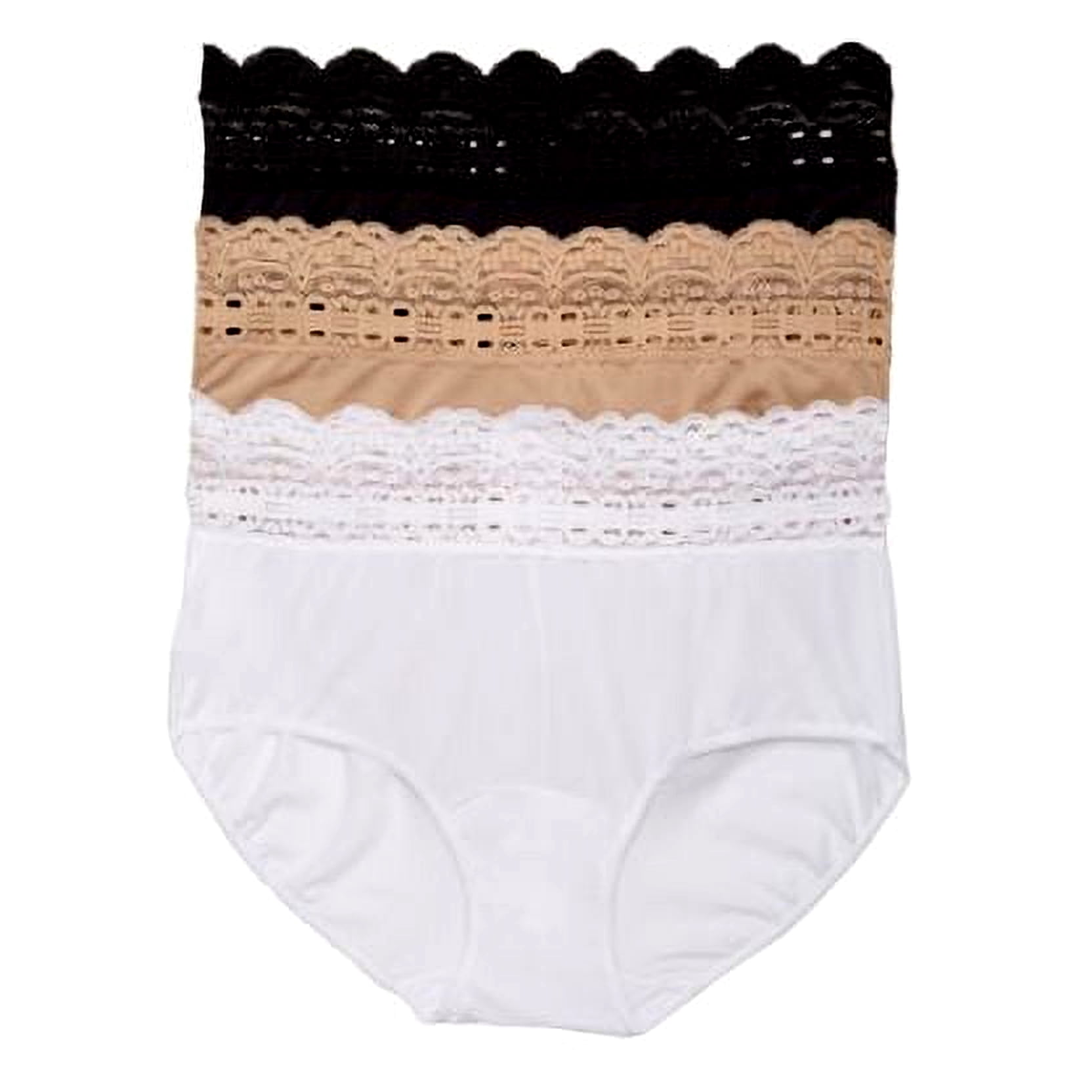 Olga Women's Underwear, Secret Hug Scoop Hipster Panties, 3-Pack Style ...