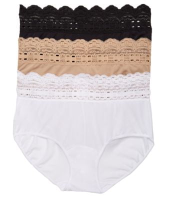 Olga Womens Secret Hug Scoop Hipster 3-Pack Style-913J3 - Walmart.com