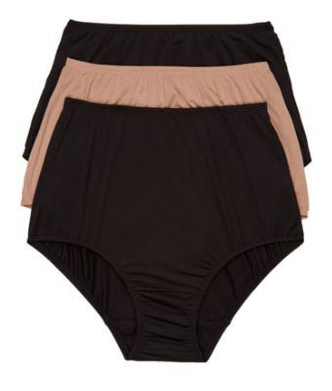 Olga Womens Without A Stitch Microfiber Brief 3-Pack Style-23173J ...