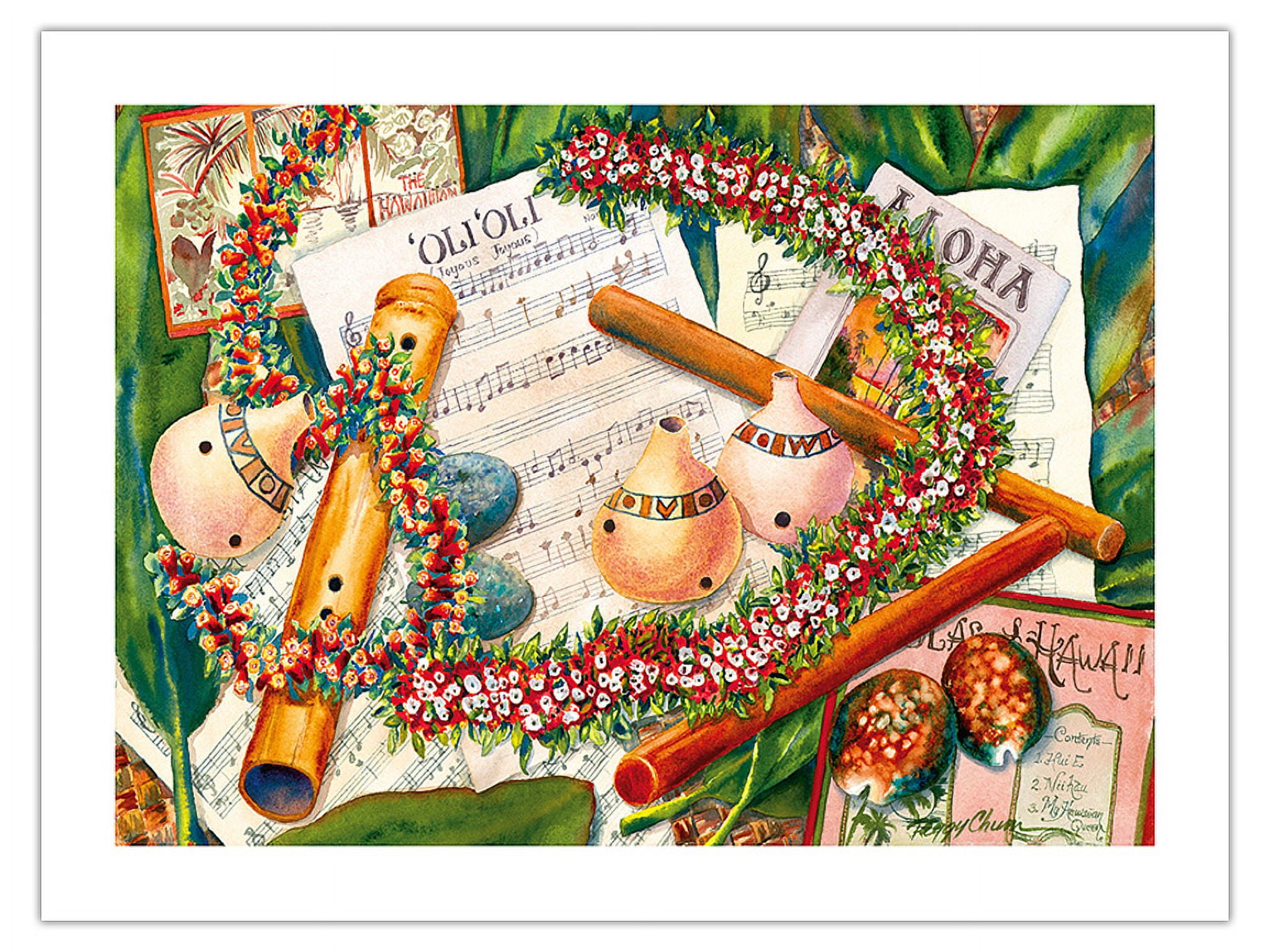 ‘Oli ‘Oli (Hawaiian Chants) - Gourds (Ipu) Nose Flute ('ohe hano ihu ...