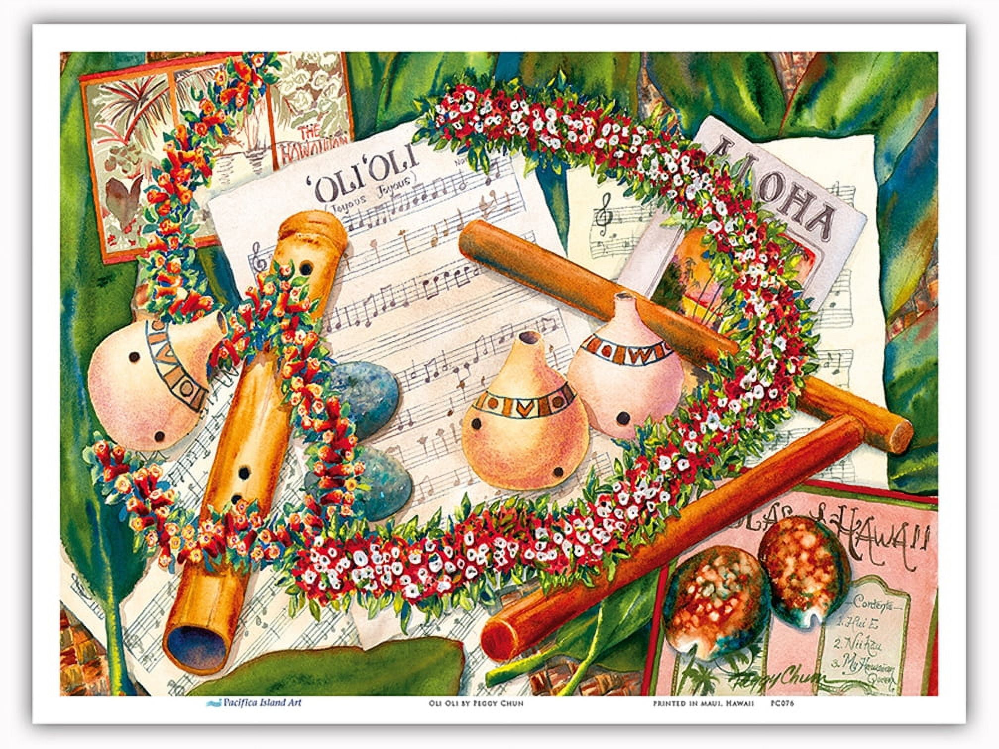 ‘Oli ‘Oli (Hawaiian Chants) - Gourds (Ipu) Nose Flute ('ohe hano ihu ...