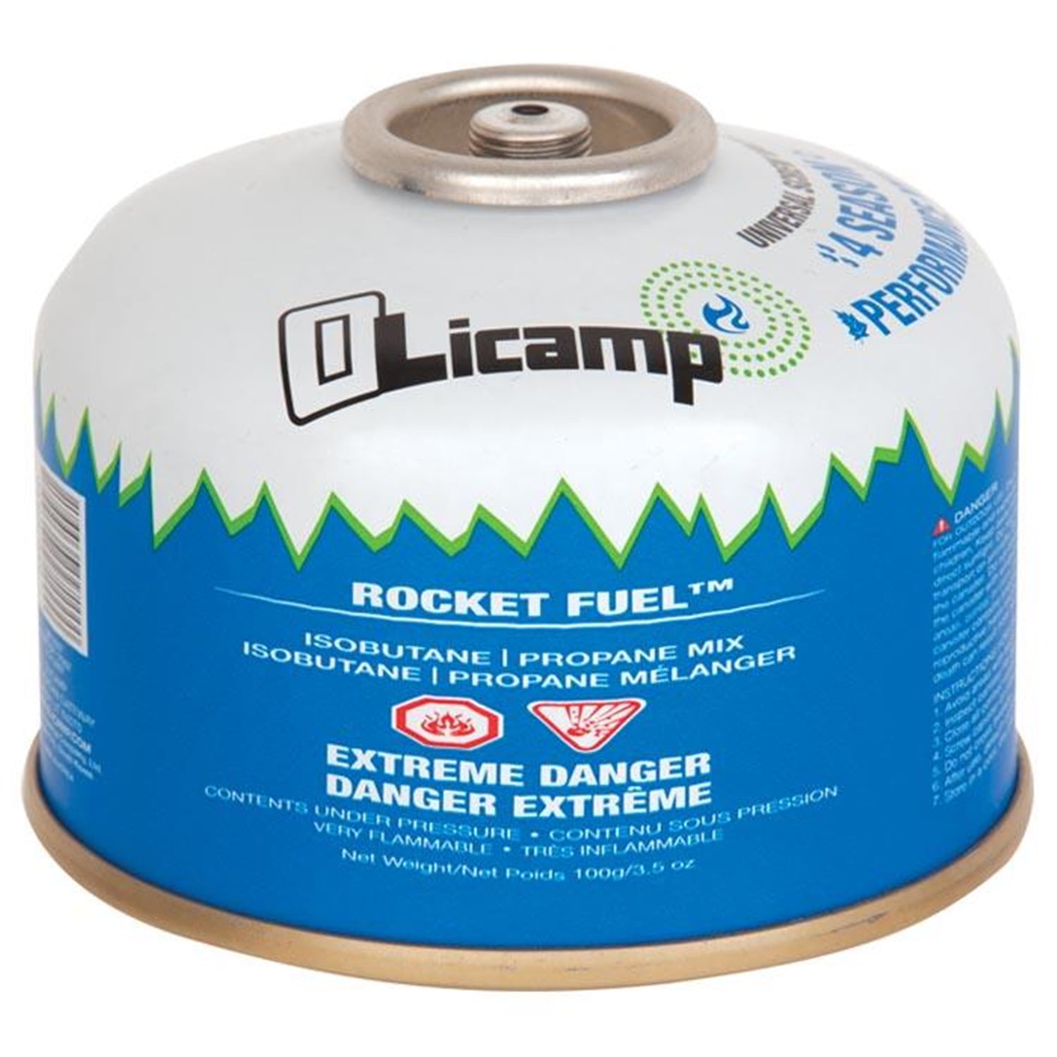 Olicamp Rocket Fuel Isobutane Propane Mix 3.5 oz Camping Stove ...