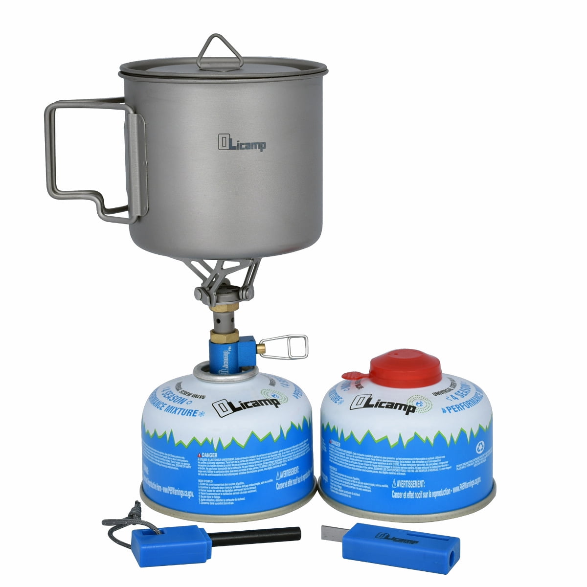 Olicamp Starter Backpacking Stove Kit, Complete with Titanium Space ...