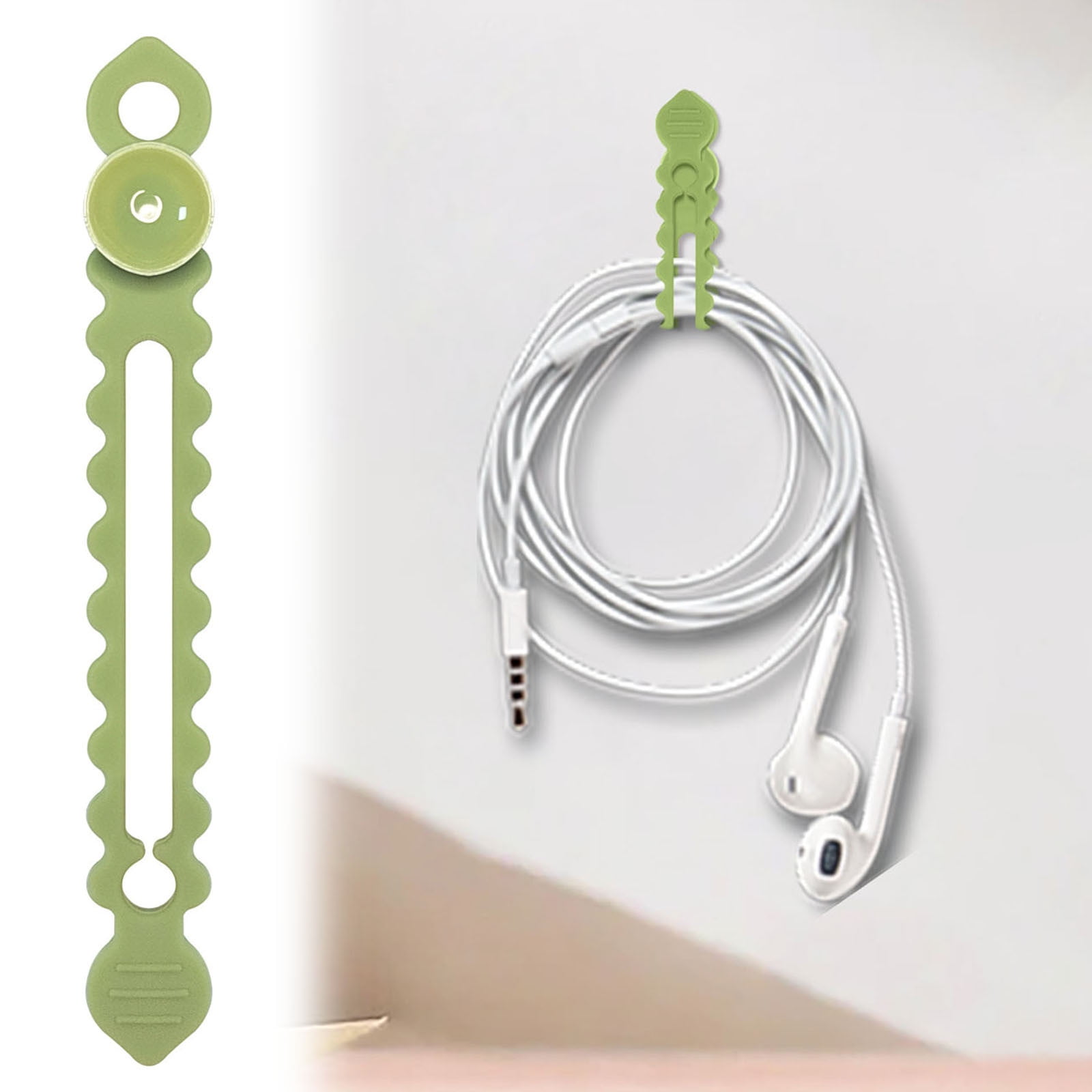 Oliegs Disclosure 1 PCS Data Cable Organizer(Green), 2026 New Silicone ...