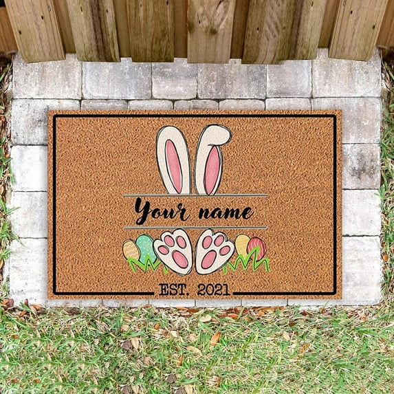 Oliegs Stocking Easter Mats Holiday Mats Welcome Door Mats Polyester ...