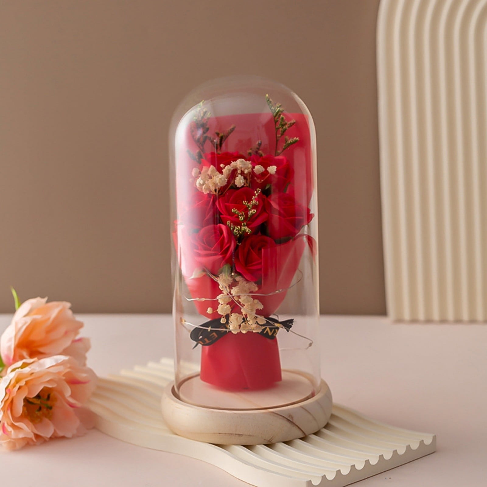 Oliegs Stocking Preserved Rose Night Light A Valentine's Day Rose ...