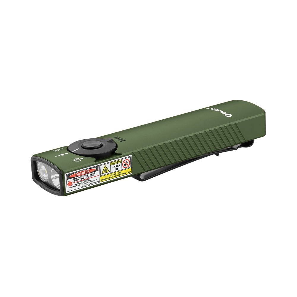 Olight Arkfeld Pro OD Green CW Flat EDC Flashlight w/LED Light, UV ...