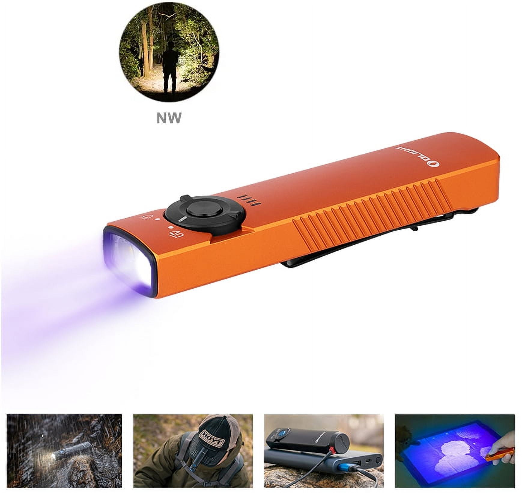 Free Shipping! Olight Arkfeld UV + White LED Flashlight, 1000 Lumens ...