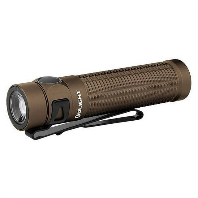 Olight Baton 3 Pro Desert Tan Rechargeable Flashlight, 1500 Lumens ...