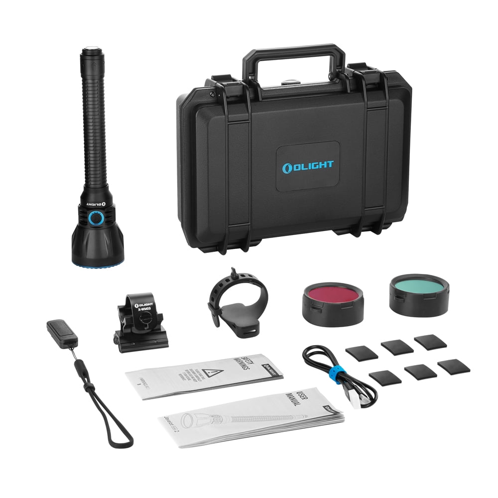 Olight Javelot Turbo 2 Black Premium Kit 1500M Long Range Flashlight, 1800 Lumen - Walmart.com