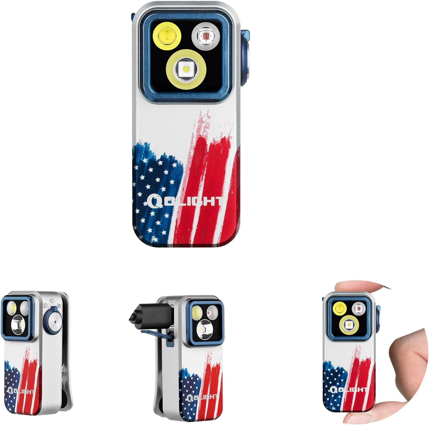 OLIGHT Oclip Pro EDC Flashlight Clip-on Light, Rechargeable 500 Lumens ...