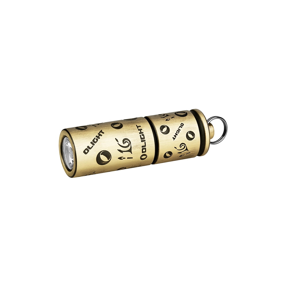 Olight i16 Olight Brass USB-C Rechargeable LED Keychain Flashlight, 180 ...