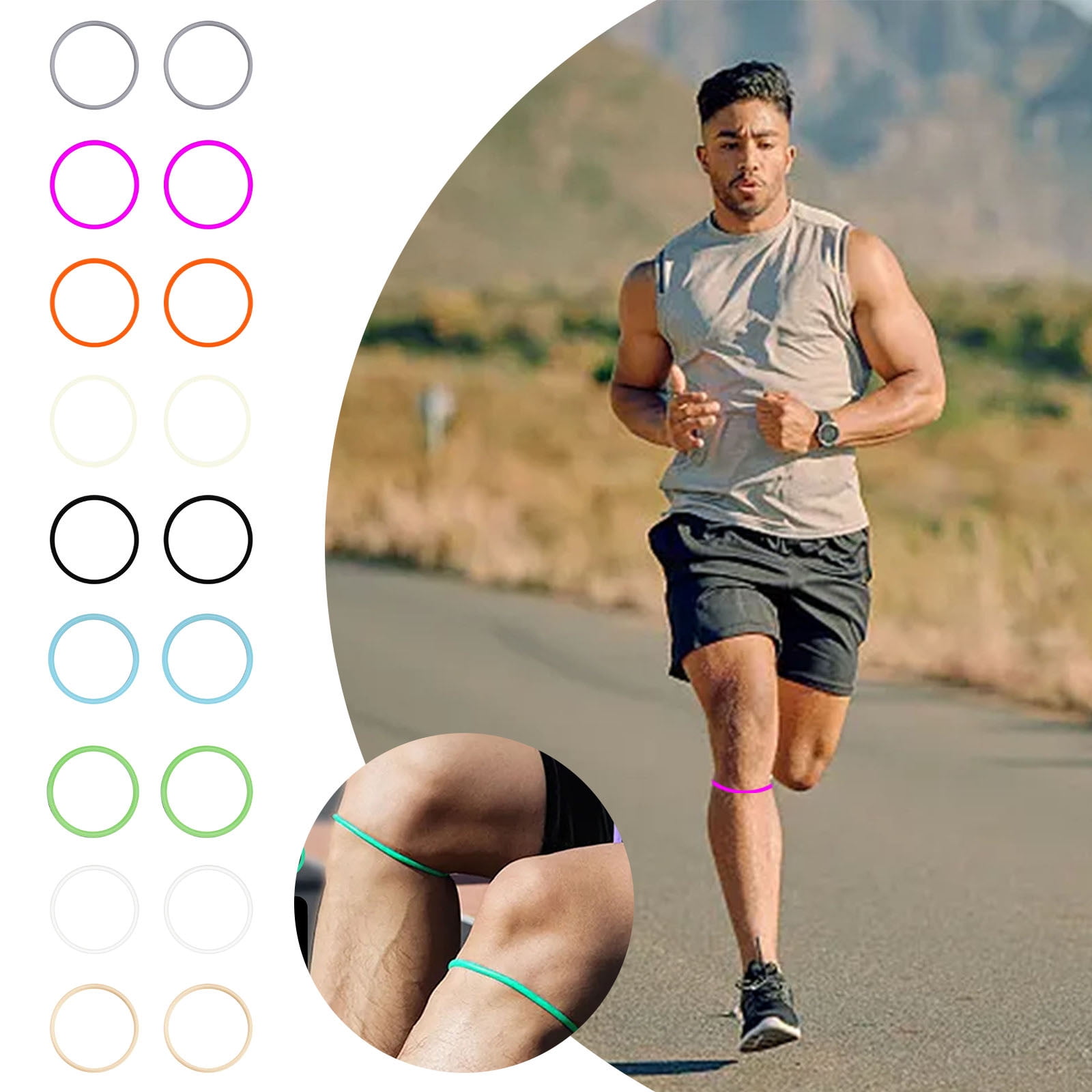 Olilia 2PCS Patellar Tendon Knee Strap Knee Band for Knee Pain Relief ...