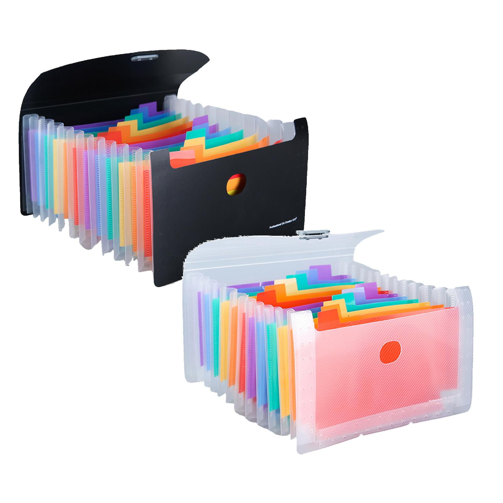 Olilia 2Pack Expanding File Folder File Organizer 13 Pockets File ...