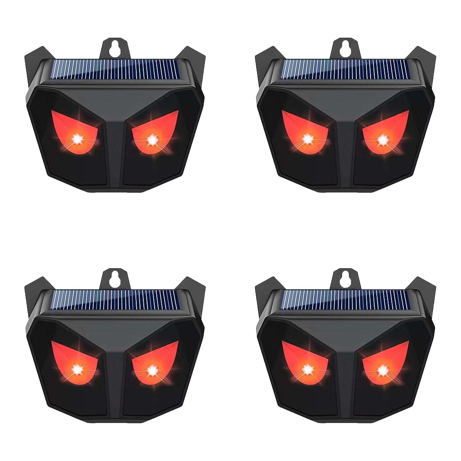 Olilia 4 Pack Solar Nocturnal Animal Repeller, Predator Lights for ...