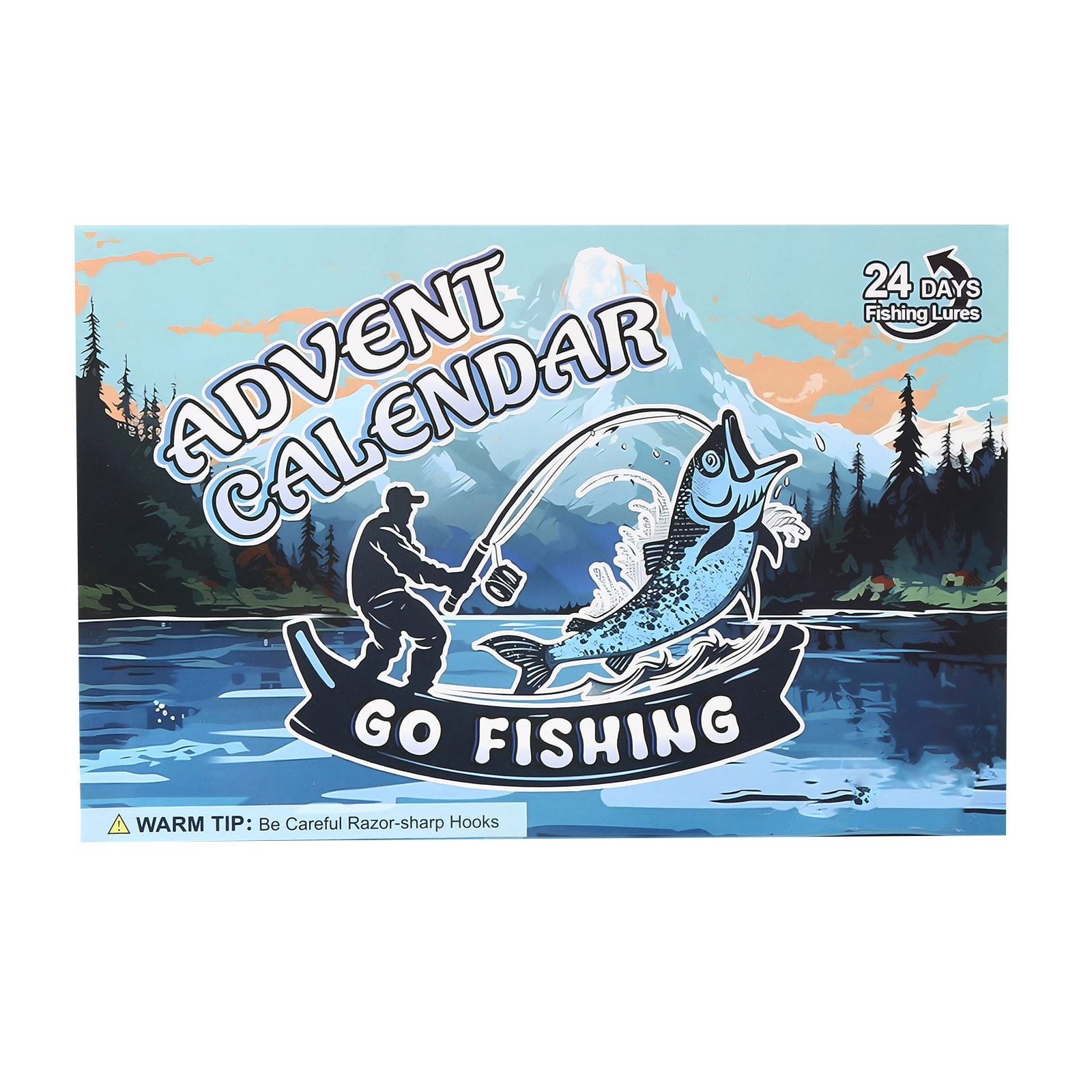 Olilia Advent Calendar 2024 Fishing Lure for Man Adult Teen - 24 Days ...