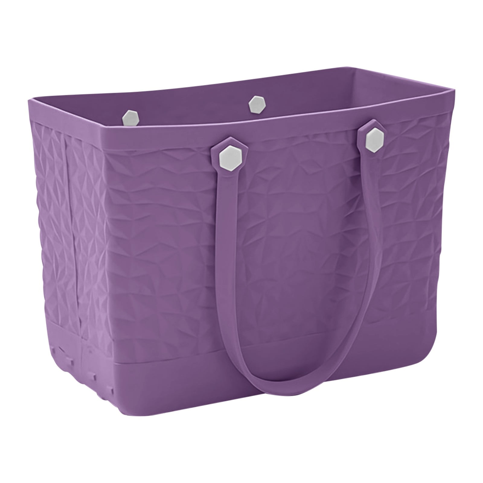 Olilia Beach Bag Rubber Tote | Waterproof Extra-Large Tote Bag for ...