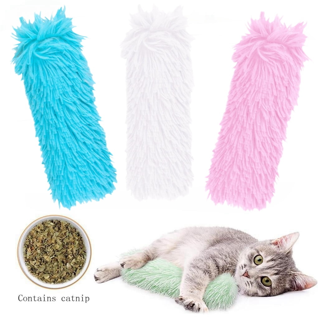 Olilia Cat Toys Cat Pillows, Set of 3 Soft and Durable Cat Crinkle ...