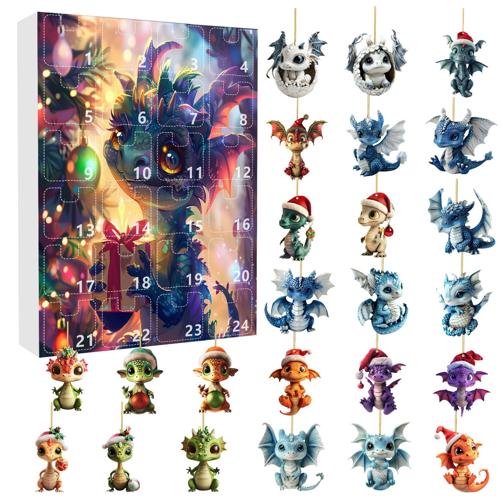 Olilia Christmas Advent Calendar 2024, 24 Days Christmas Countdown ...