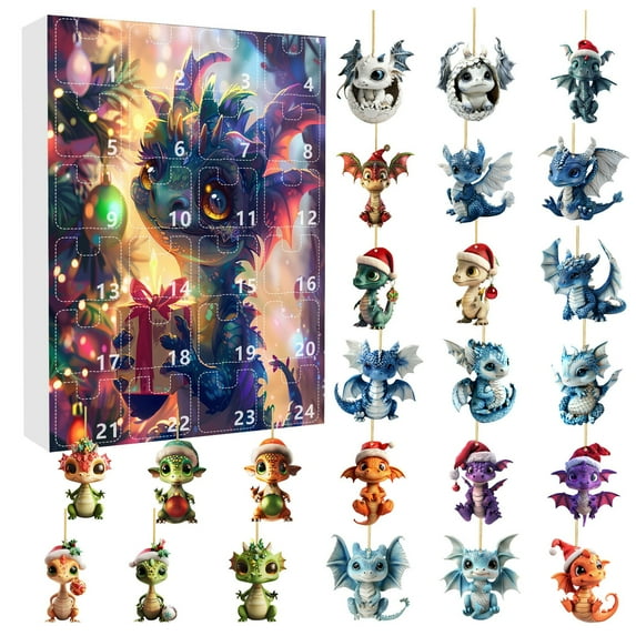Olilia Christmas Advent Calendar 2024, 24 Days Christmas Countdown ...