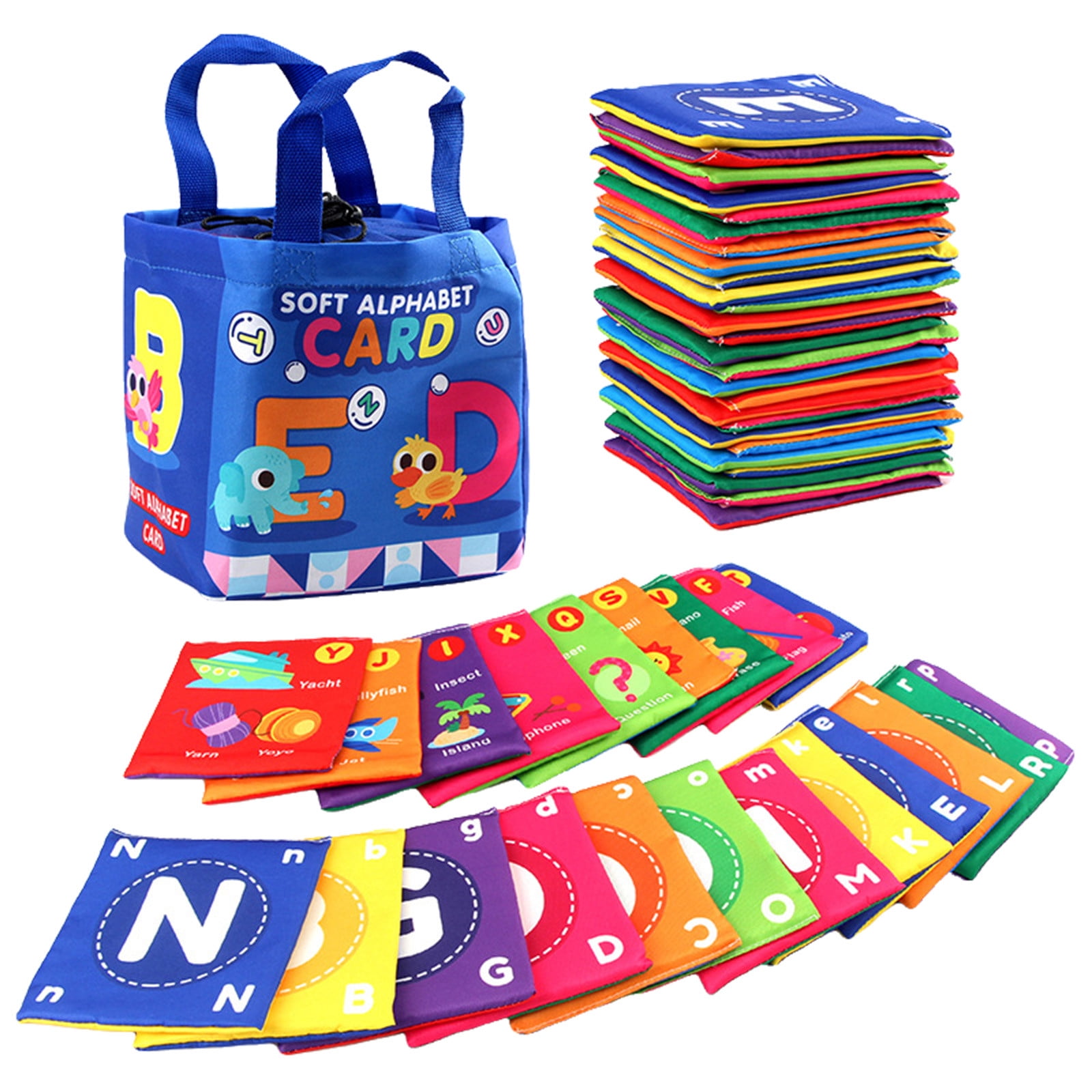 Olilia Early Childhood Enlightenment Book, Soft Alphabet Cards, Cloth ...