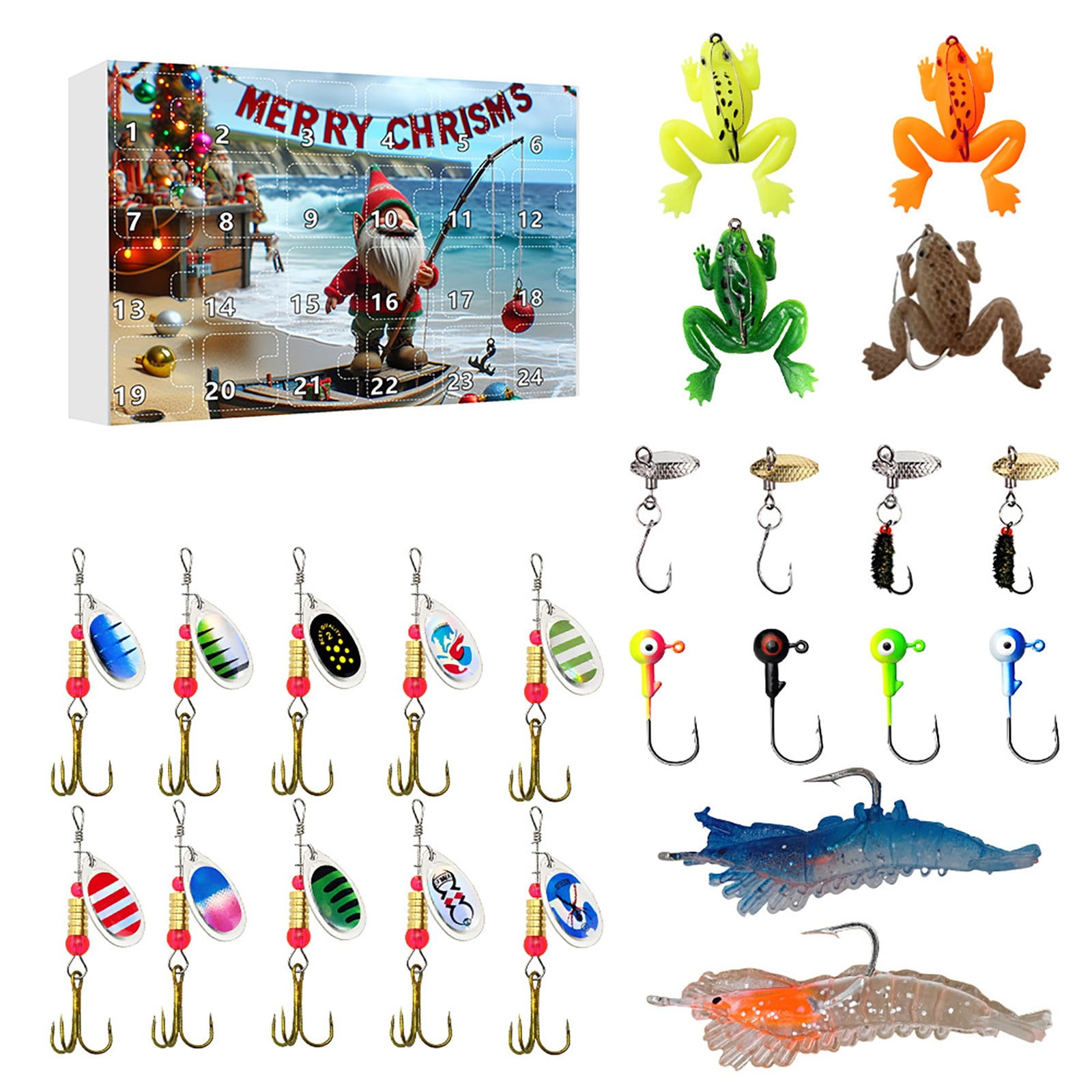 Olilia Fishing Advent Calendar 2024 for Man Adult Teen - 24 Days ...