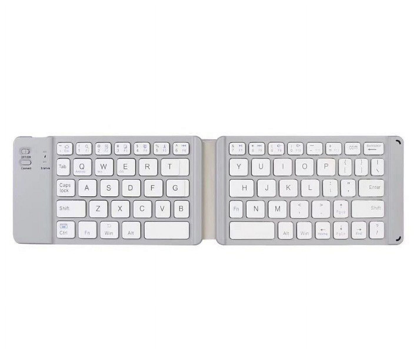 Olilia Foldable Bluetooth Keyboard Portable Folding Keyboard for Travel ...