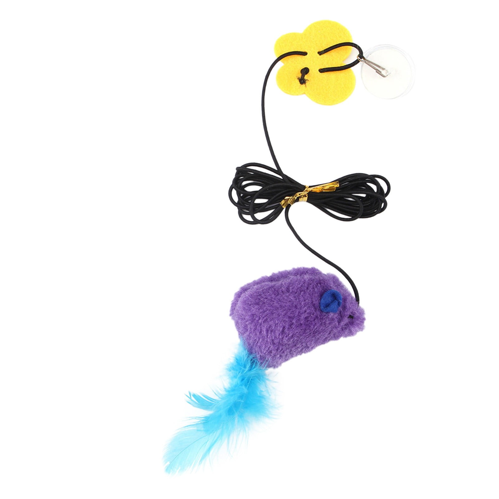 Olilia Interactive Cat Feather Toys,Retractable Teaser Toy ，Hanging ...