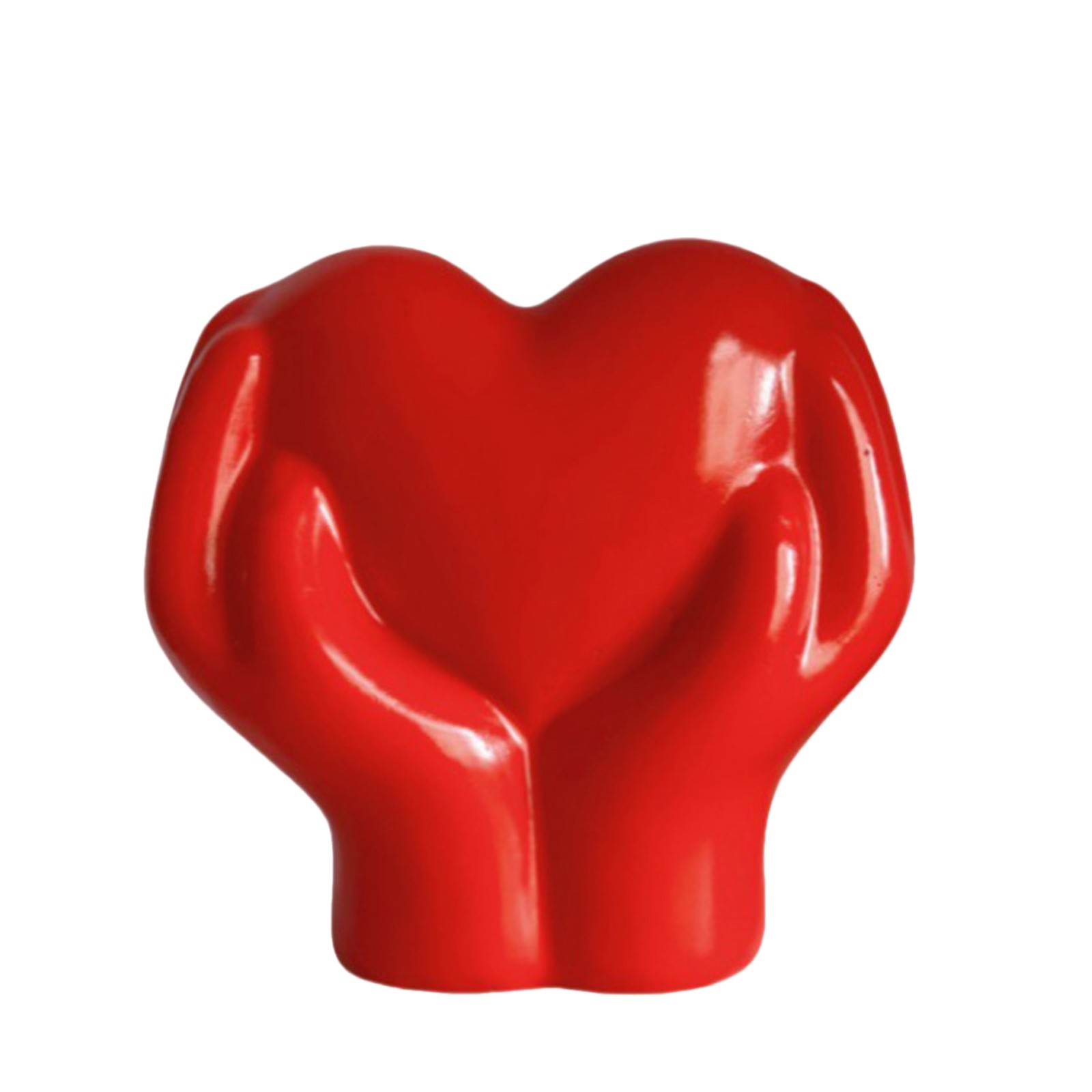 Olilia Love Gesture Sculpture Hand Gesture Statue Resin Heart Statue ...