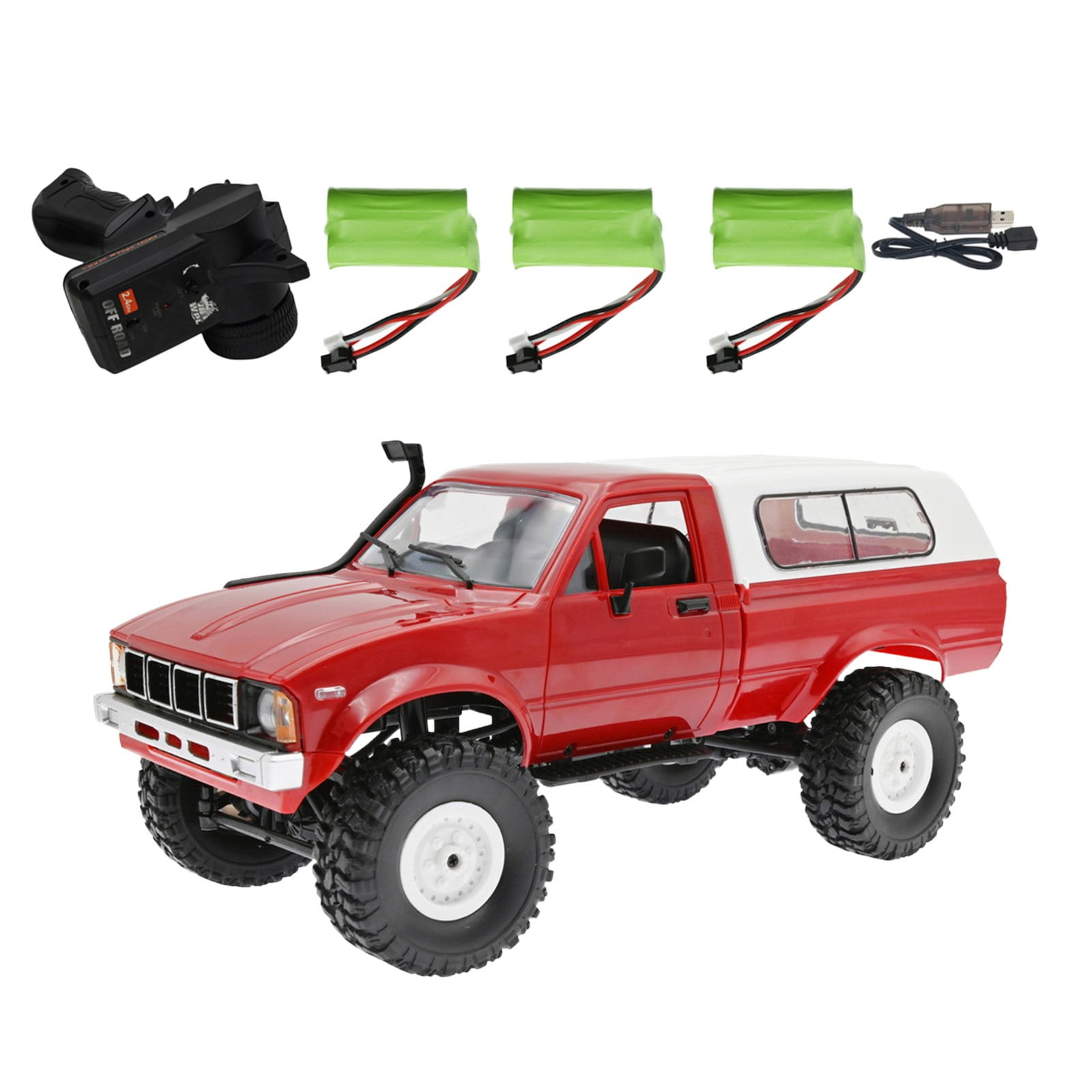 Olilia RC Rock Crawler RC Trucks 4x4 Pickup 1:16 Remote Control Car 2 ...