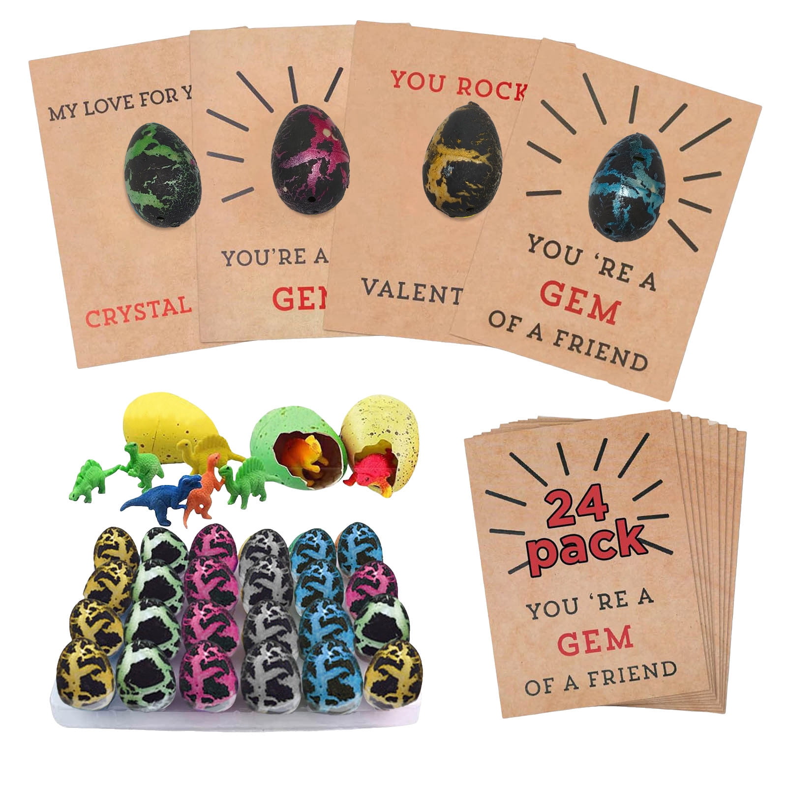 Olilia Valentines Day Cards for Kids School Classroom, 24 Pack ...