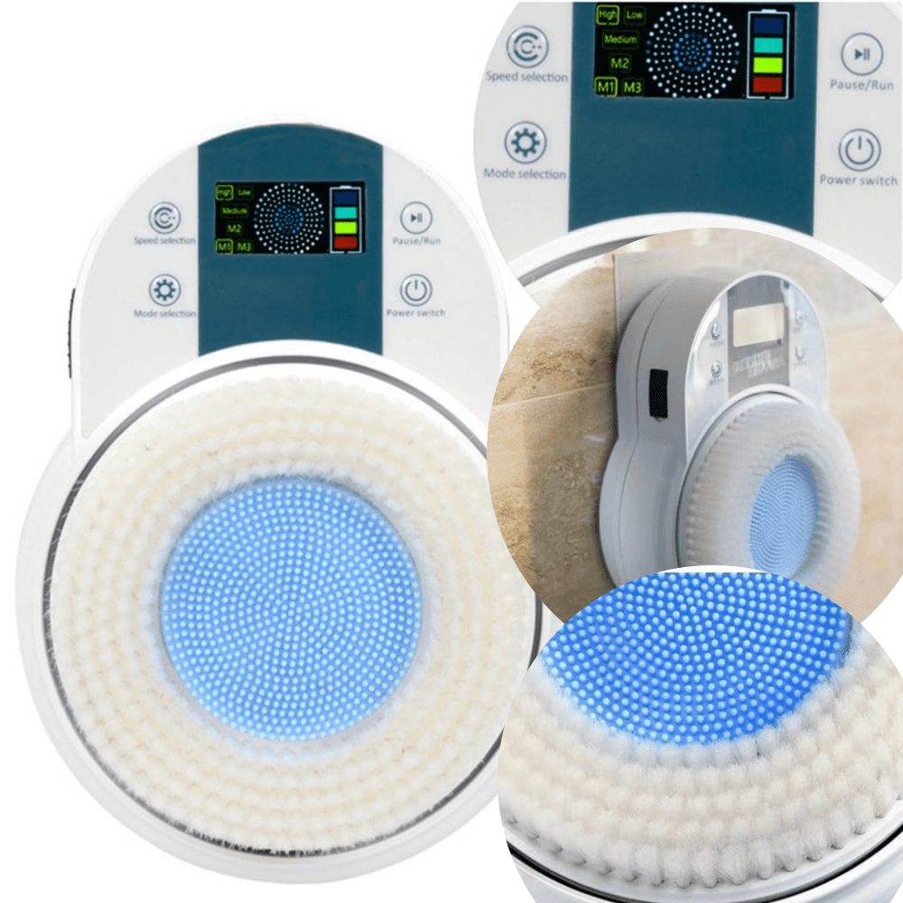 Olilia Wall-Mounted Electric Back Scrubber, 360° Automatic Back ...