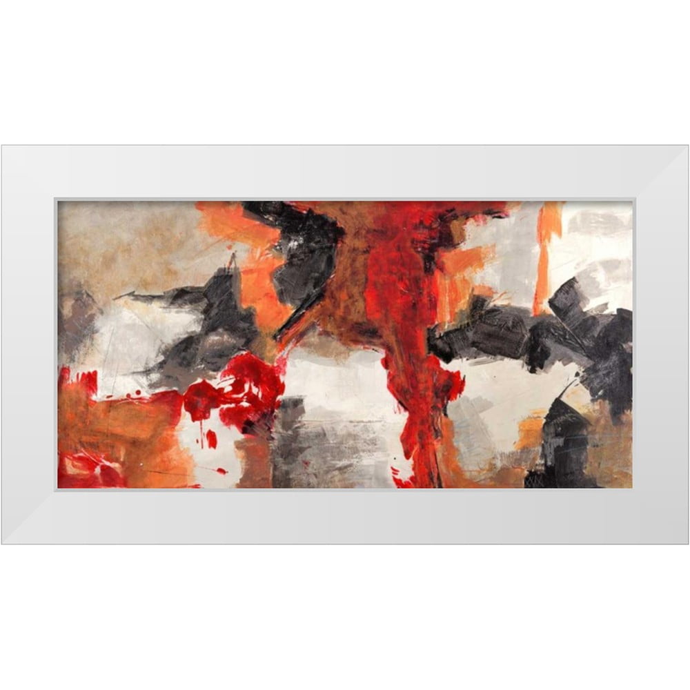 Olin Chaz 24x14 White Modern Wood Framed Museum Art Print Titled Sex
