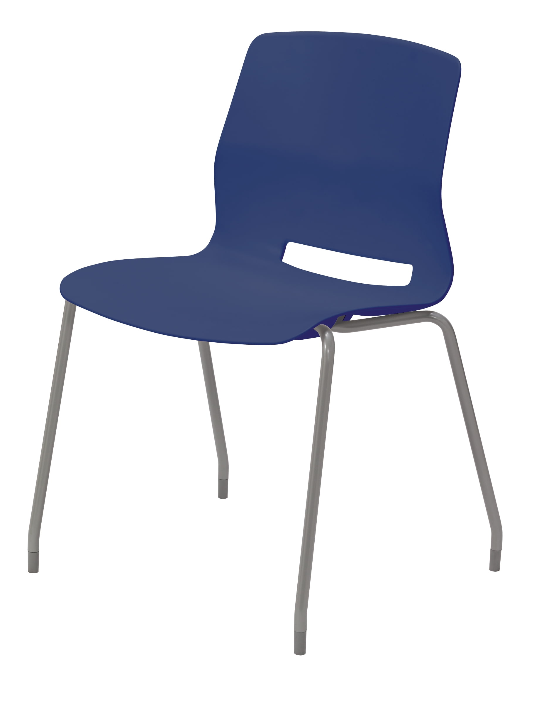 Olio Designs Lola 31"H Stack Chair, Leg Base, Armless, Navy - Walmart.com