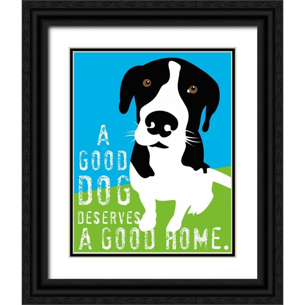 Oliphant, Ginger 12x14 Black Ornate Wood Framed with Double Matting ...