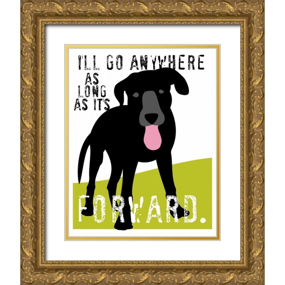 Oliphant, Ginger 15x18 Gold Ornate Wood Framed with Double Matting ...