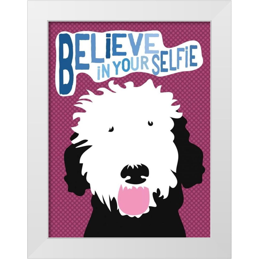 Oliphant, Ginger 15x18 White Modern Wood Framed Museum Art Print Titled ...