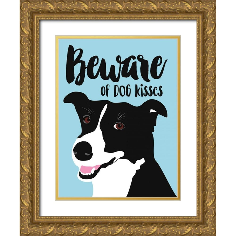 Oliphant, Ginger 19x24 Gold Ornate Wood Framed with Double Matting ...