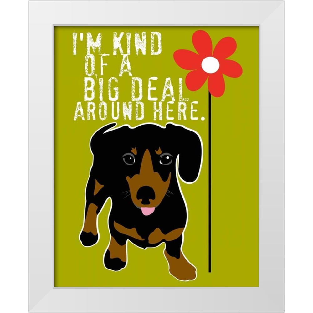 Oliphant, Ginger 20x24 White Modern Wood Framed Museum Art Print Titled ...