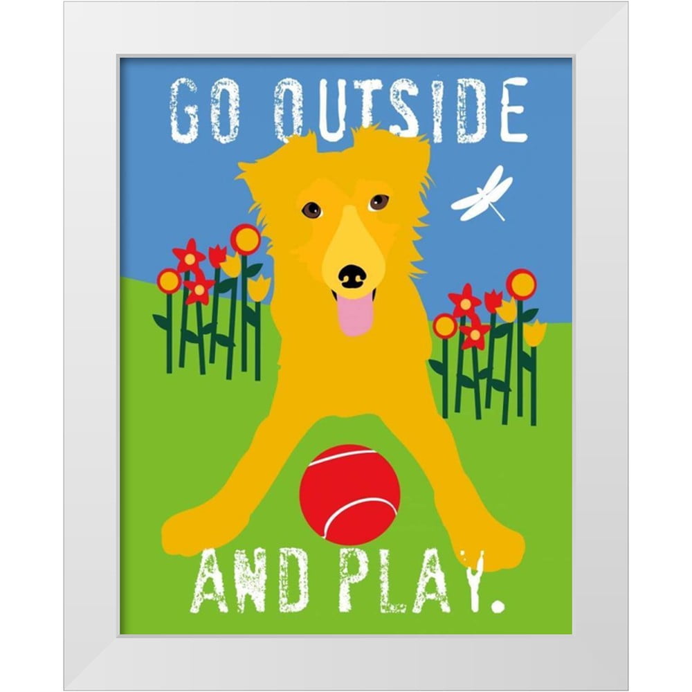 Oliphant, Ginger 26x32 White Modern Wood Framed Museum Art Print Titled ...