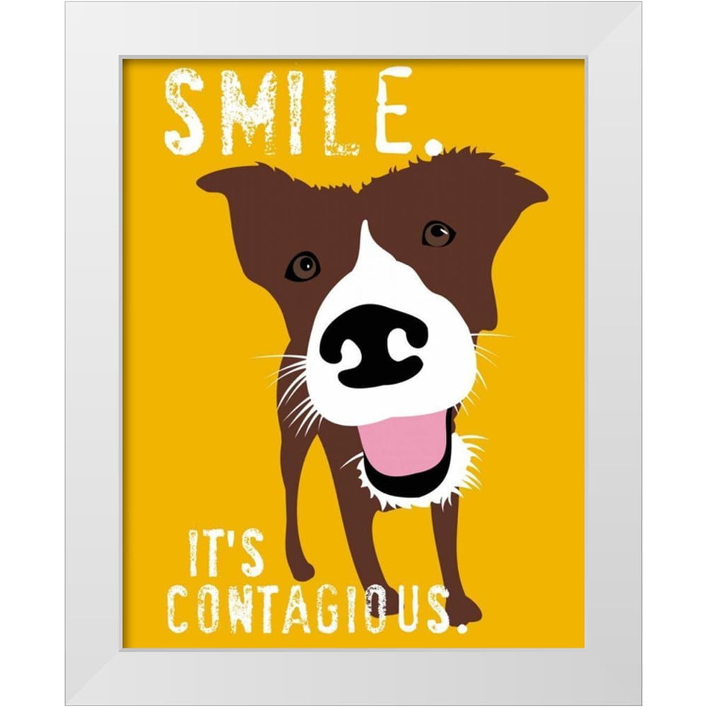 Oliphant, Ginger 26x32 White Modern Wood Framed Museum Art Print Titled ...