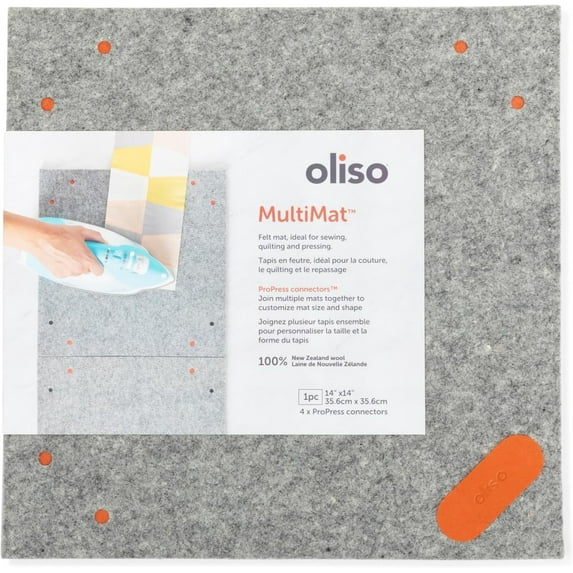 Oliso 14 x 14 Inch Felt Pressing Pad - 100% New Zealand Wool, Ideal for ...