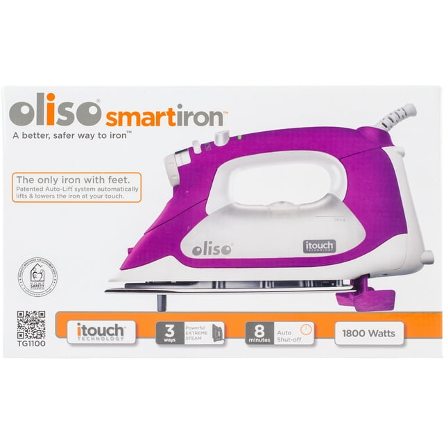 Oliso TG1100 Smart Iron with iTouch Technology 1800 Watts, Orchid ...