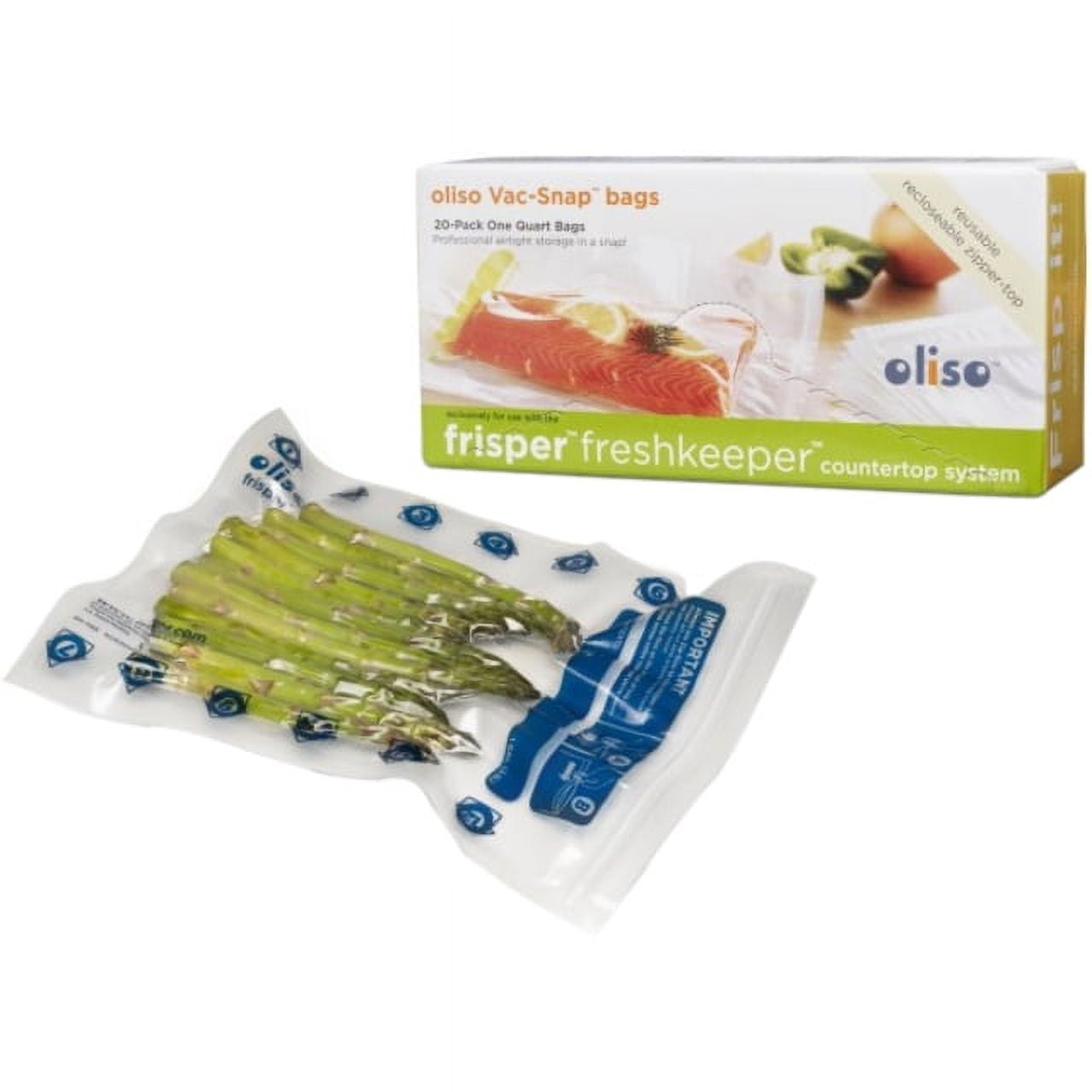 Oliso Vac-Snap Quart and Gallon Combo Pack (2 Boxes of Each) - Walmart.com