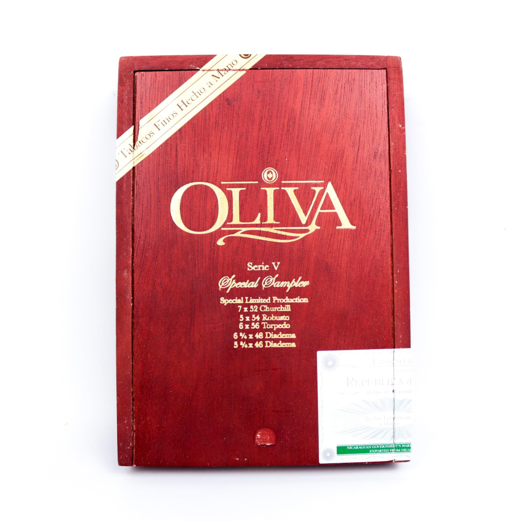 Oliva Special Sampler Serie V Empty Wood Cigar Box 7.75" x 5.5" x 1.5 ...